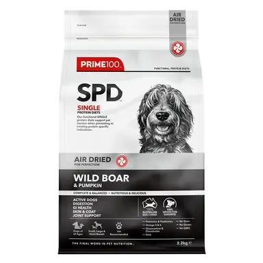 DOG FOOD | Prime100: SPD Wild Boar & Pumpkin Air Dried 2.2kg – Big ...